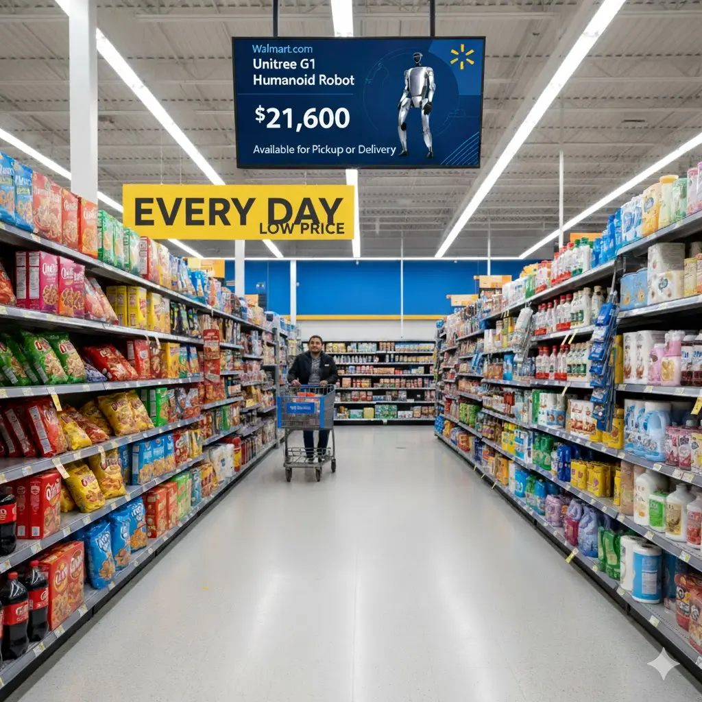 A Humanoid Robot in Aisle 5? Unitree G1 Appears on Walmart Website for ...